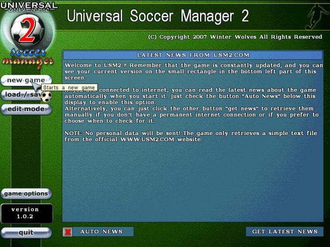 Universal Soccer Manager - Download