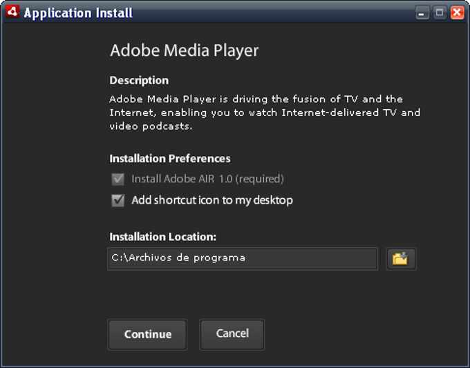 Adobe Media Player - Télécharger