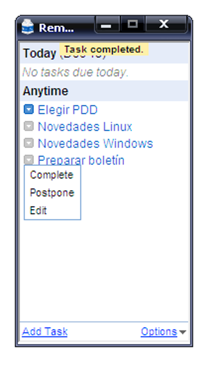 Remember The Task - Descargar