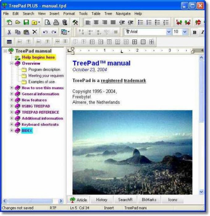 Treepad - Descargar
