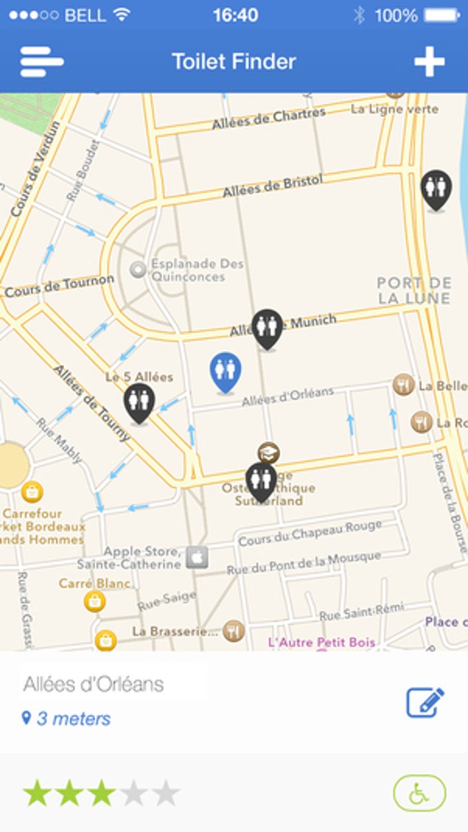 Toilet Finder for iPhone - Download