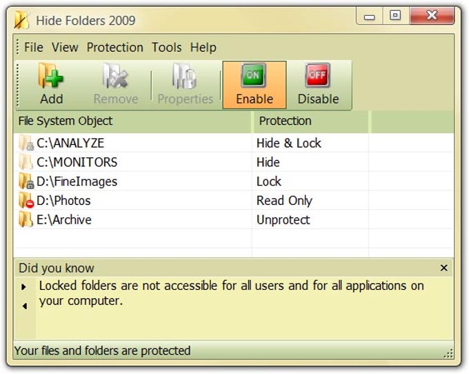 Hide Folders - Descargar