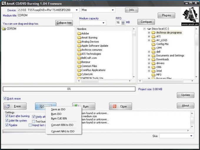 AmoK CD/DVD Burning - Télécharger