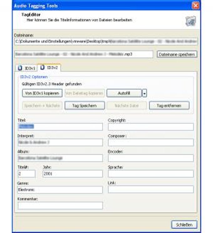 Audio Tagging Tools - Download