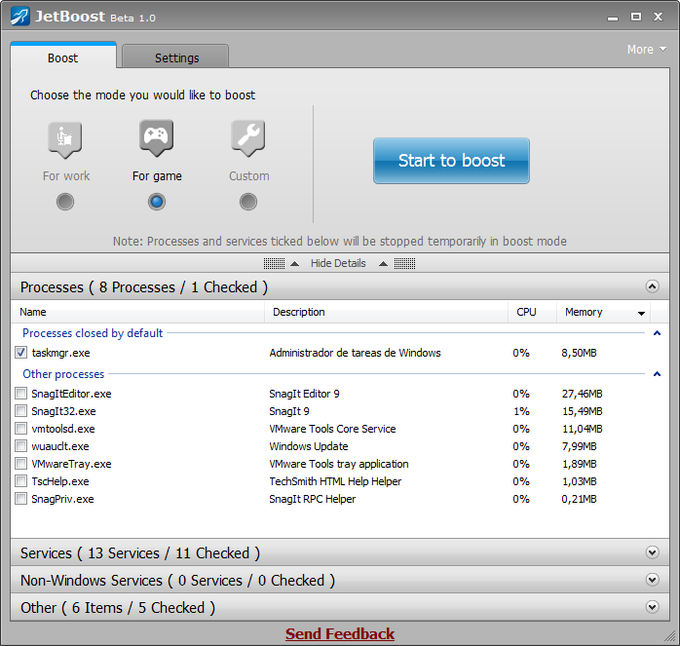 Descargar JetBoost Gratis para Windows | Última Versión