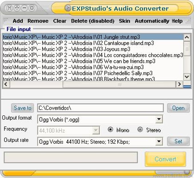 EXPStudio's Audio Converter - Descargar