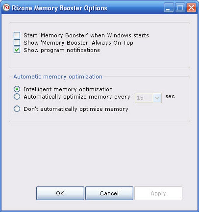 Rizone Memory Booster - Download