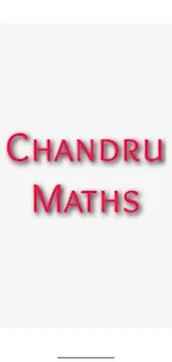Chandru Maths for Android - Download