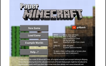 Paper Minecraft สำหรับ Google Chrome - ส่วนขยาย ดาวน์โหลด