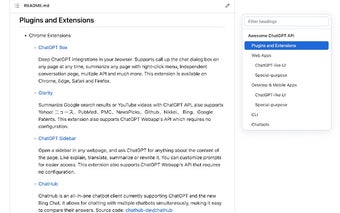 GitHub TOC Sidebar for Google Chrome - Extension Download