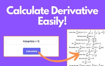 Derivative Calculator for Google Chrome - Extension Download