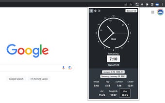 Prayer Times Chrome Extension para Google Chrome - Extensão Download