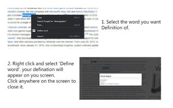 Define for Google Chrome - Extension Download
