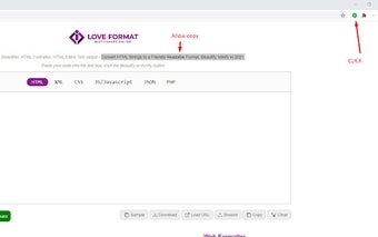 Allow copy for Google Chrome - Extension Download