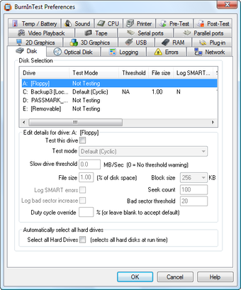 Passmark BurnInTest - Descargar