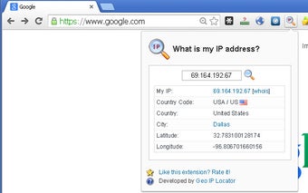 What is my IP address? for Google Chrome - Extension Download
