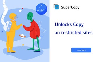 SuperCopy - Enable Copy for Google Chrome - Extension Download