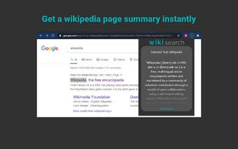 Wiki Search for Google Chrome - Extension Download