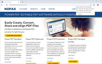 Kofax PDF Create for Google Chrome - Extension Download