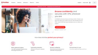 McAfee Safe Connect VPN | Softonic