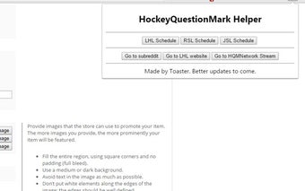 HockeyQuestionMark Helper for Google Chrome - Extension Download