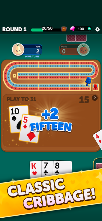 Cribbage Classic - Card Game na iPhone - Download