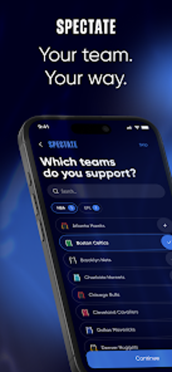 Spectate Sports: Scores News para Android - Descargar