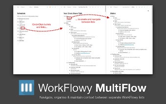 WorkFlowy MultiFlow for Google Chrome - Extension Download