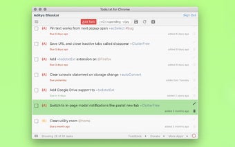 Todo.txt for Chrome - simple task management for Google Chrome - 拡張機能 無料・ダウンロード