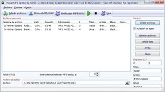 Visual MP3 Splitter & Joiner - Descargar