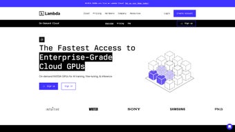 Lambda GPU Cloud | Softonic