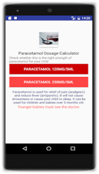 Kids Paracetamol Calculator for Android - Download