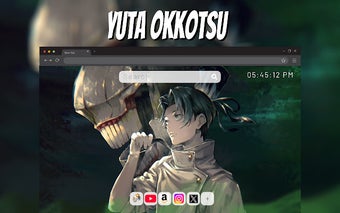 Yuta Okkotsu Jujutsu Kaisen Live Wallpaper Animation pour Google Chrome ...