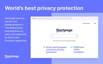 Startpage — Private Search Engine for Google Chrome - 拡張機能 無料・ダウンロード