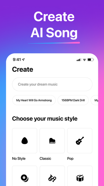 Melody : AI Song Generator para iPhone - Download