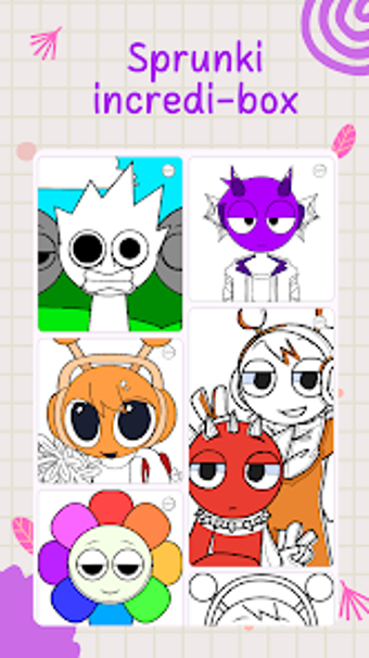 Sprunki Coloring by Number para Android - Descargar