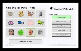 Browser Pets for Google Chrome - Extension Download