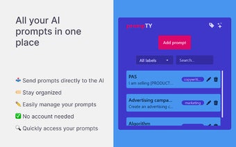 prompTY for Google Chrome - Extension Download