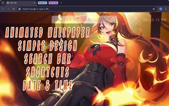 Sinder VTuber Live Wallpaper pour Google Chrome - Extension Télécharger