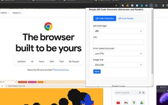 Simple QR Code - Generator & Reader for Google Chrome - Extension Download
