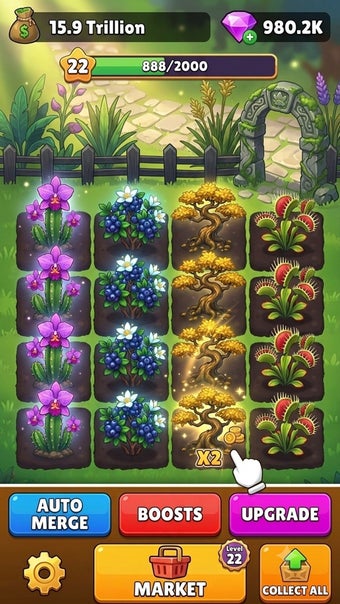 Idle Plants: Merge & Garden na Android - Download