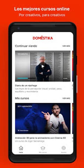 Domestika - Online courses para Android - Descargar