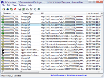 IECacheView - Descargar