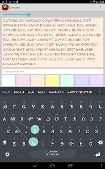 Cherokee Keyboard plugin for Android - Download