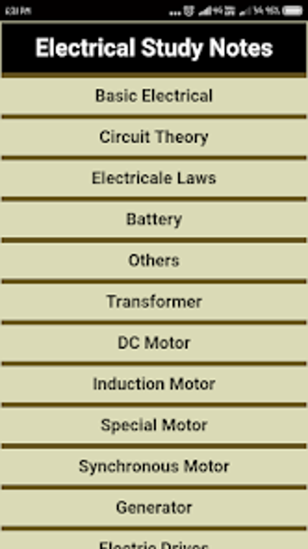 Basic Electrical Study Notes For Android Download