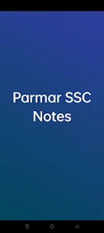 Parmar SSC Class Notes for Android - Download