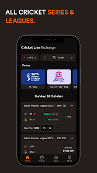 Cricket line Exchange LiveLine for Android - Download