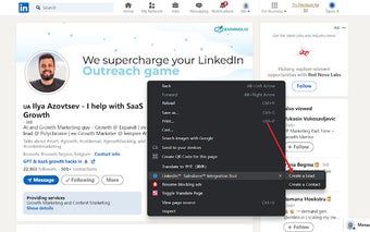 CRM Integration with LinkedIn for Salesforce สำหรับ Google Chrome - ส่วนขยาย ดาวน์โหลด