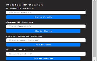 Roblox ID Search for Google Chrome - Extension Download