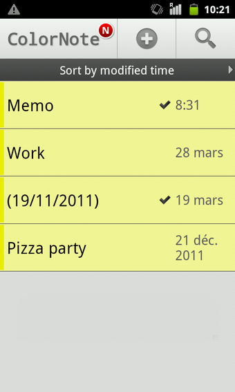 ColorNote Bloc-notes pour Android - Télécharger